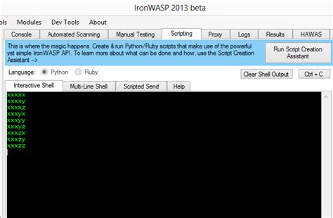 Ironwasp Open Source Advanced Web Security Testing Platform