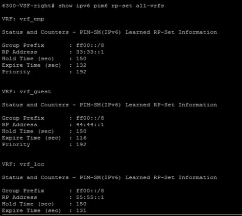 Example Configuration Outputs