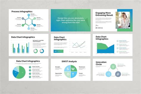Poweredtemplate에서 Templyslides의 Pitch Deck Presentation Template 파워