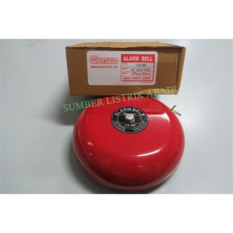 Jual Camsco Alarm Bell Cb 8b 20cm Bel Sekolah Bel Pabrik Shopee