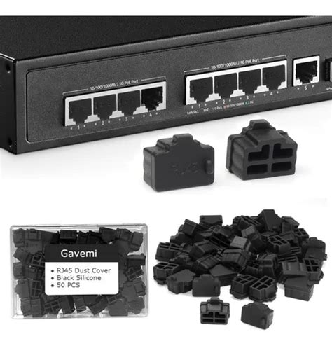 Pack De Protectores Rj45 Para Puerto Ethernet 50 Unidades Meses Sin Interés