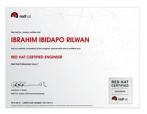 Rhce Certificate Ppt