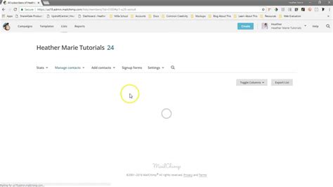 Importing List Into MailChimp Creating Groups Segments YouTube