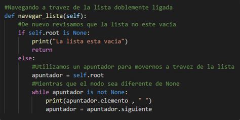 implementando una lista doblemente ligada en python by juan ricardo