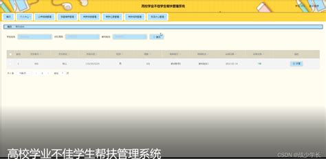 附源码 Javassm计算机毕业设计高校学业不佳学生帮扶管理系统（程序lw Csdn博客