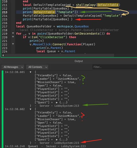 Table Assigning To Another Table Error Scripting Support Developer Forum Roblox