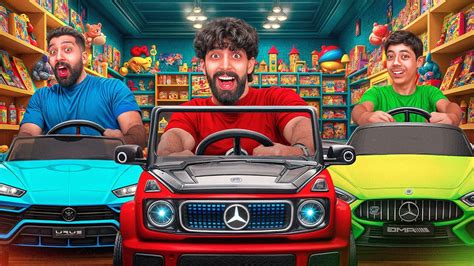 شب توی اسباب بازی فروشی قایم شدیم🤣 Youtube