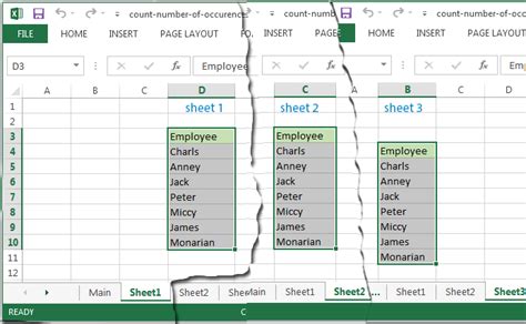 Count Function Count Number Of Occurences Within Mulitple Worksheets