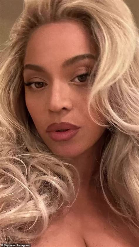 Beyonce Oozes Sex Appeal In Barely There Lacy Lingerie And Cowboy Hat To Celebrate Valentine S