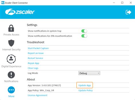 Zscaler Client Connector