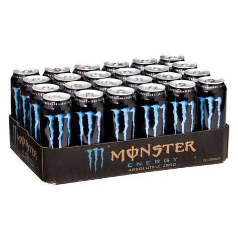 Monster Absolutely Zero - Sukkerfri Energidrik (24 x 500ml), Dåse ...