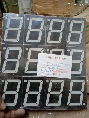 Excel 7 Segment Display Fnd Display 2 3 Inch Green At ₹ 1 Piece In Noida