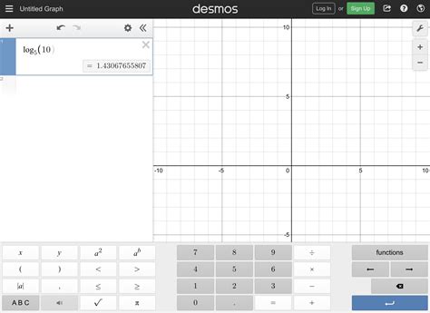 Logarithms How To Type Logarithmic Functions Into Desmos Graphing