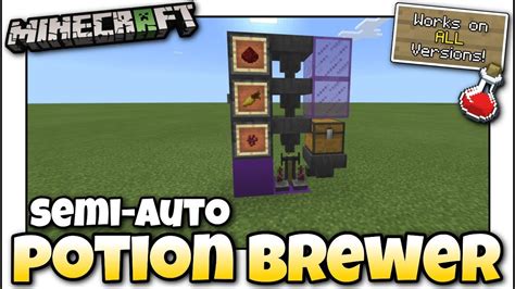 Minecraft Bedrock Semi Auto Potion Brewer 🧪 Tutorial Mcpe Xbox