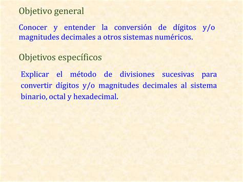 Solution Conversiones Entre Sistemas Numéricos Decimal A Binario