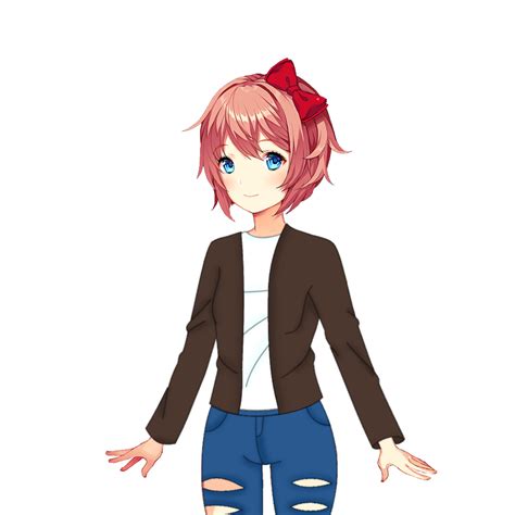 Sayori Casual Sprite Edit I M So Bad At This