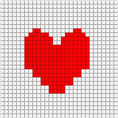 Undertale Soul Perler Beads Guide Deltarune Soul Pixel Undertale