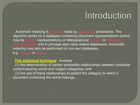 Automatic Indexing PPTX Search Internet