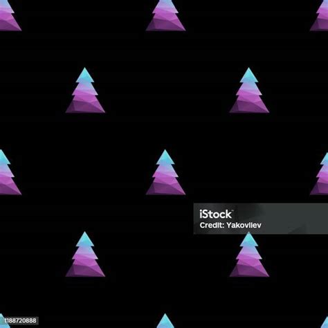 축제 선물 상자 삼각형 모양 원활한 패턴 배경 포장지 템플릿 다각형 디자인 그림입니다 겨울에 대한 스톡 벡터 아트 및 기타