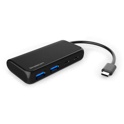 Simplecom Ch381 Usb 31 Type C Usb C 4 Port Hub 2x Usb A And 2x Usb
