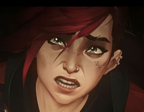Vi References Adult Vi Arcane Headshot Vi Arcane Season 2 Long