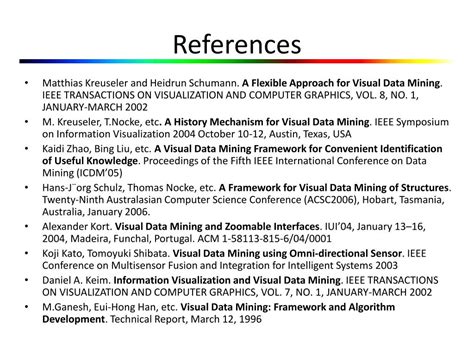 Ppt Visual Data Mining Concepts Frameworks And Algorithm