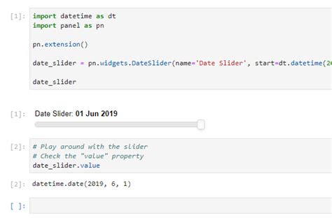 DateSlider Does Not Seem To Update Its Value Property Issue Holoviz Panel GitHub