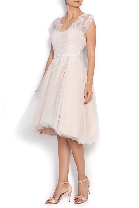 Nicole Enea Rochie Din Amestec De Matase Berta We Love Couture