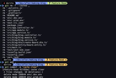 nest js 독학 삽질 일기 day 5 read 구현 실수로 env 파일을 깃허브 업로드 또 깃헙 오류 오류