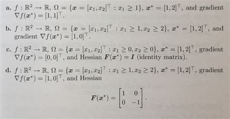 Solved 6 1 Consider The Problem Minimize F Subject To X E
