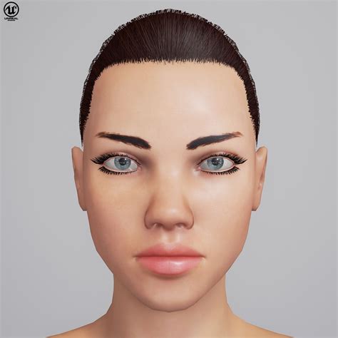 adriana unreal 4 character 3d model 29 upk free3d