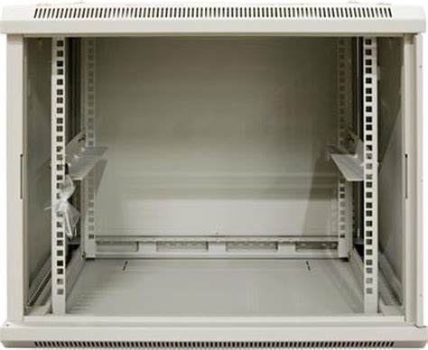 Dsit 6u Witte Wandkast Set Met Glazen Deur 600x450x368mm