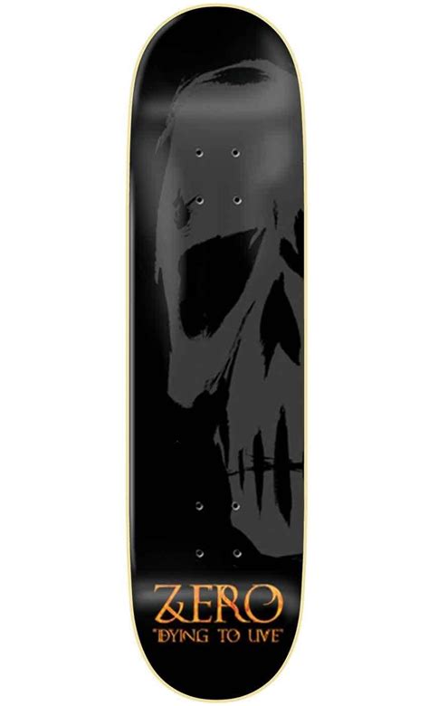 Zero Dying To Live Skull 8 5 Deck Freedom Skateshop