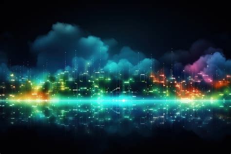 Premium Photo Abstract Background Technology Cloud Networking