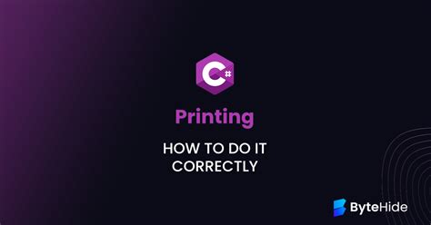Printing In C How To Do It Correctly By Juan España Bytehide Medium