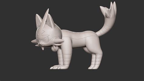 Pokemon Litten Evolution Pack 3d Model 3d Printable Cgtrader