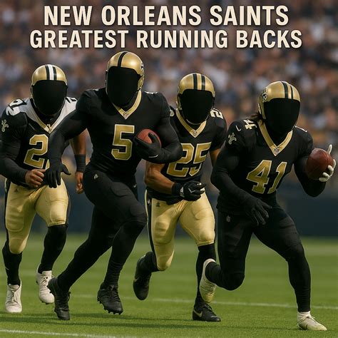 Top 5 Greatest Saints Running Backs Of All Time Mtmv Sports