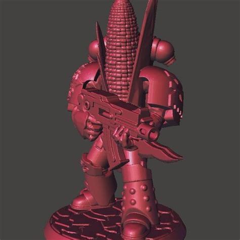 Free Stl File Kernel Korn Chaos Space Knight・3d Printer Model To Download・cults