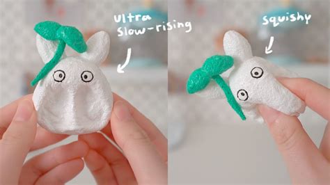 How To Make Slow Rising And Airy Squishies White Totoro Squishy Youtube