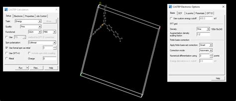about geometry and energy calculations in castep matter modeling
