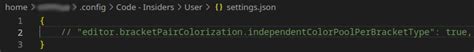 Last Bracket In File Is White With Bracket Colorization On Issue Microsoft Vscode