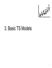 Time Series Modeling Understanding Basic TS Models For Course Hero
