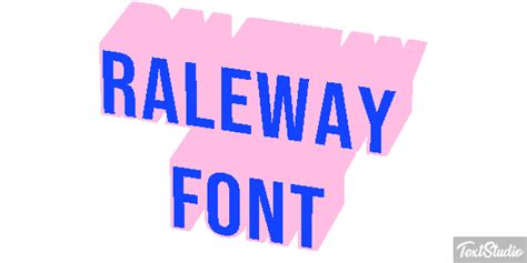 Raleway Font Font Animated  Logo Designs