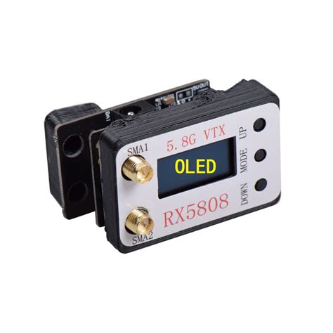 Rx5808 5 8ghz Oled Diversity Receiver With Digital To Analog Adapter Power Module For Dji Fpv