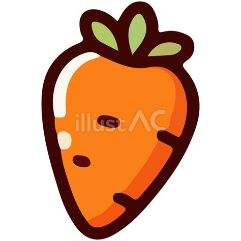 免费矢量 自由剪圖片素材簡單的胡蘿蔔