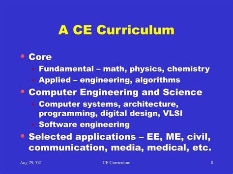 Ppt Interdisciplinary Computer Engineering Curriculum Keynote Talk Powerpoint Presentation