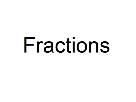 Fractions Worksheet With Answers Teaching Resources