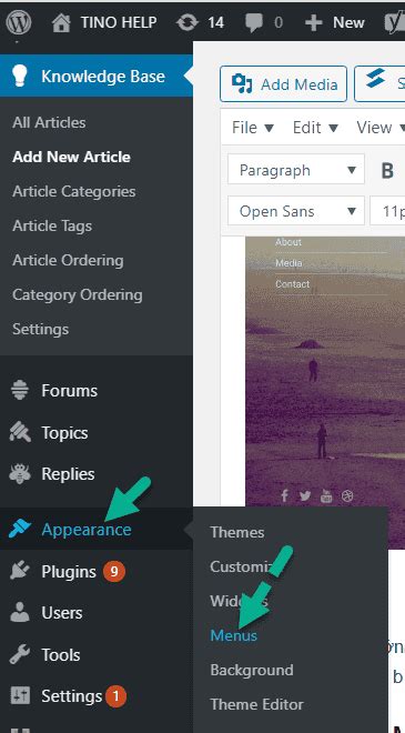 Hướng Dẫn Tạo Menu Dropdown Dành Cho Wordpress 2025