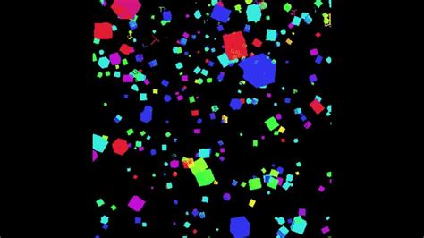 Confetti For Party Celebration Stock Overlay 4k Animation 3d Motion Graphics Loop Animation