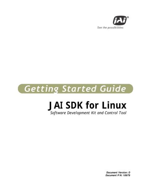 Jai Sdk For Linux Getting Started Guide